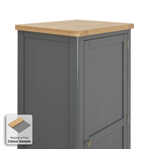 Micah Kitchen Storage Pantry Cupboard - Slate Grey | Larders Direct ...