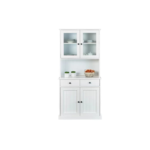 Pino Kitchen Storage Pantry Cupboard - White | Larders Direct - Larders ...