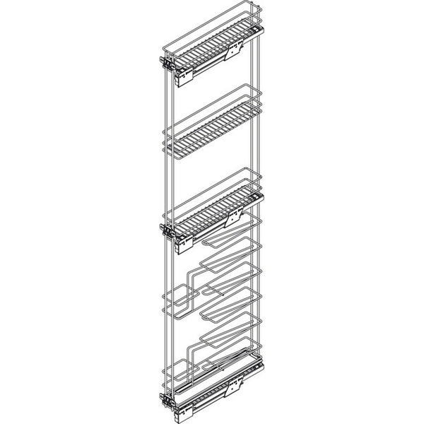 Ivy Pull Out Larder Unit - Lava Grey | Larders Direct - Larders Direct